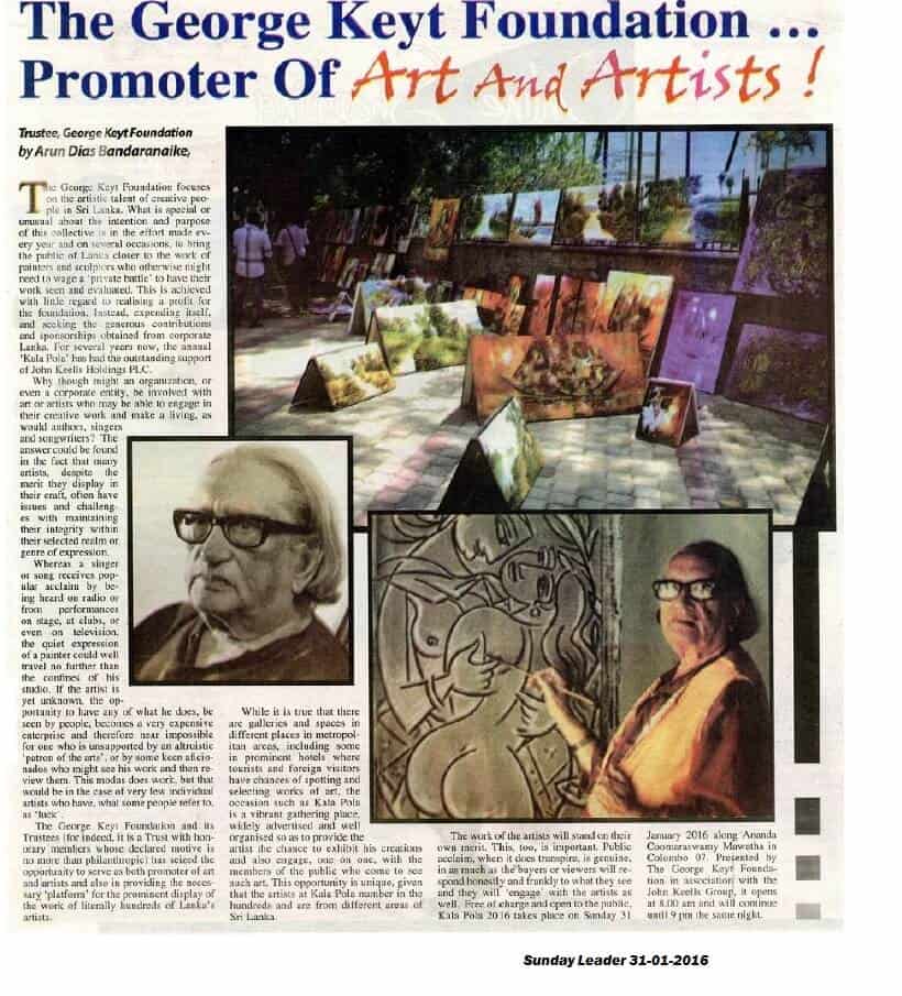 The George Keyt Foundation... Promoter Of Art And Artists | John Keells ...